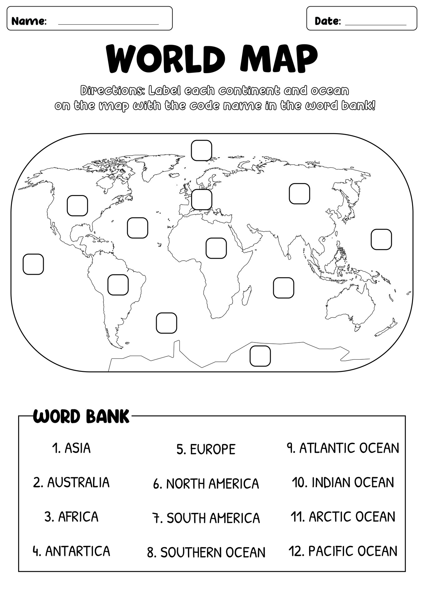 6th Grade Maps Worksheets Free Printable - Printable Worksheets