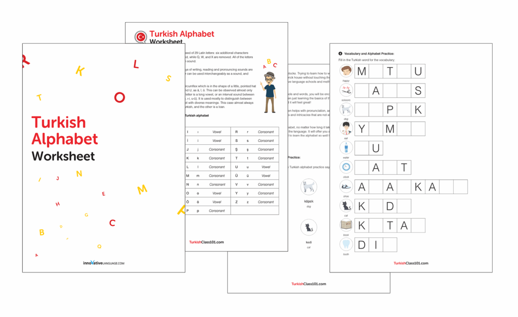 Free Printable Turkish Worksheets - Printable Worksheets