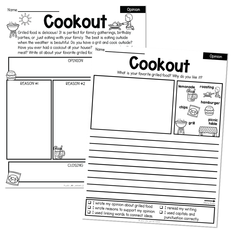 Free Printable Cookout Worksheets - Printable Worksheets
