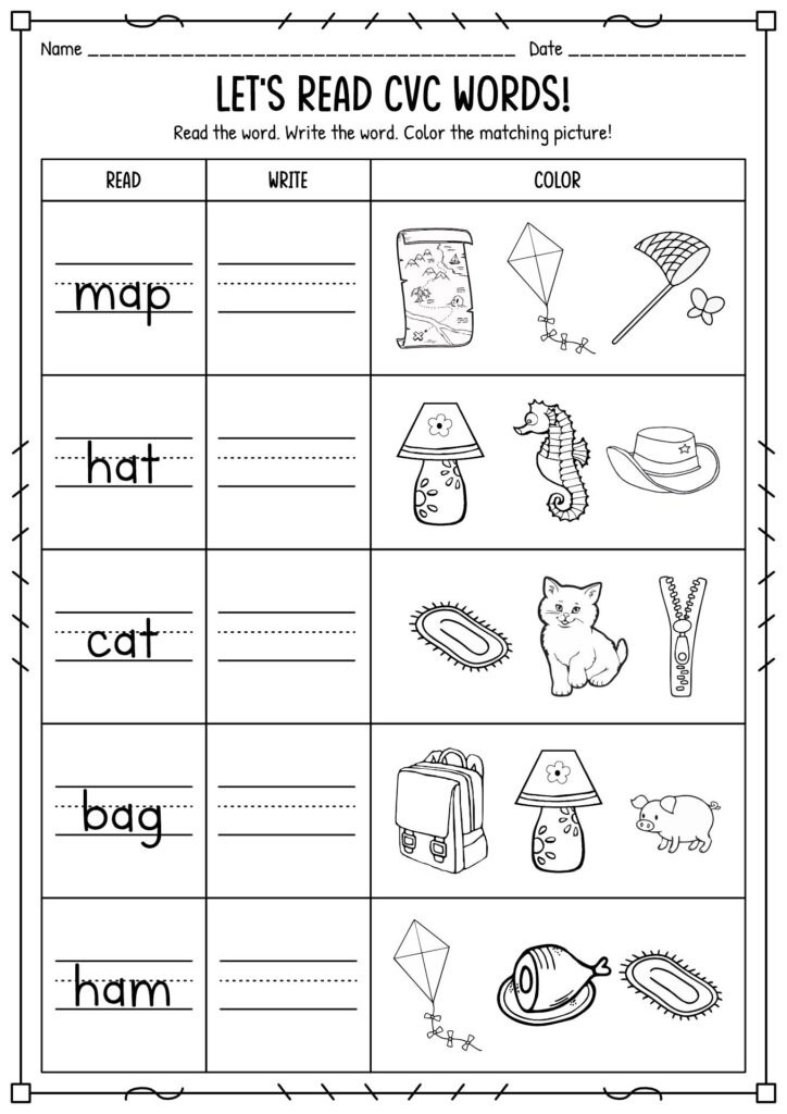 Free Printable Ela Worksheets For Kindergarten - Printable Worksheets