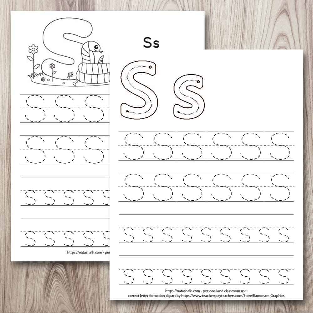 Free Printable Letter S Tracing Worksheet - Printable Worksheets