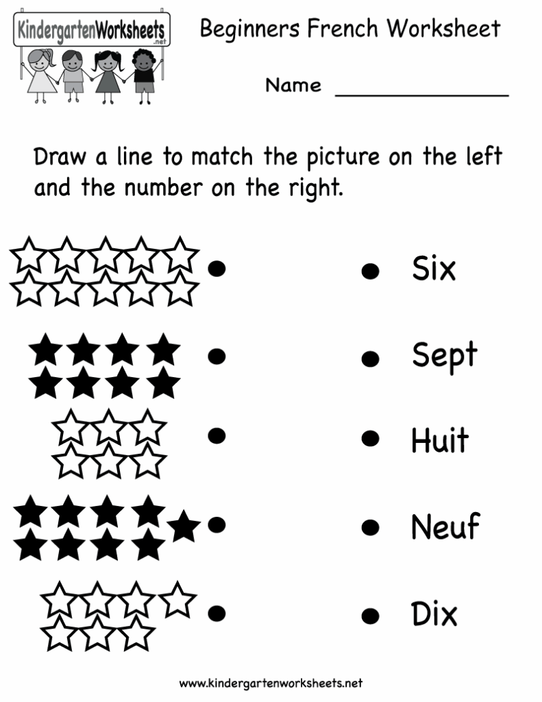 Free Printable French Lessons Worksheets - Printable Worksheets