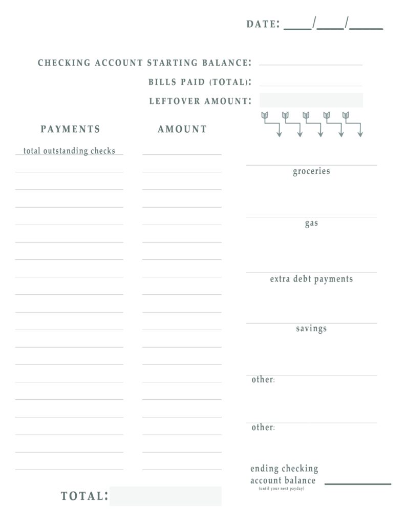 Free Printable Pay Day Worksheets - Printable Worksheets