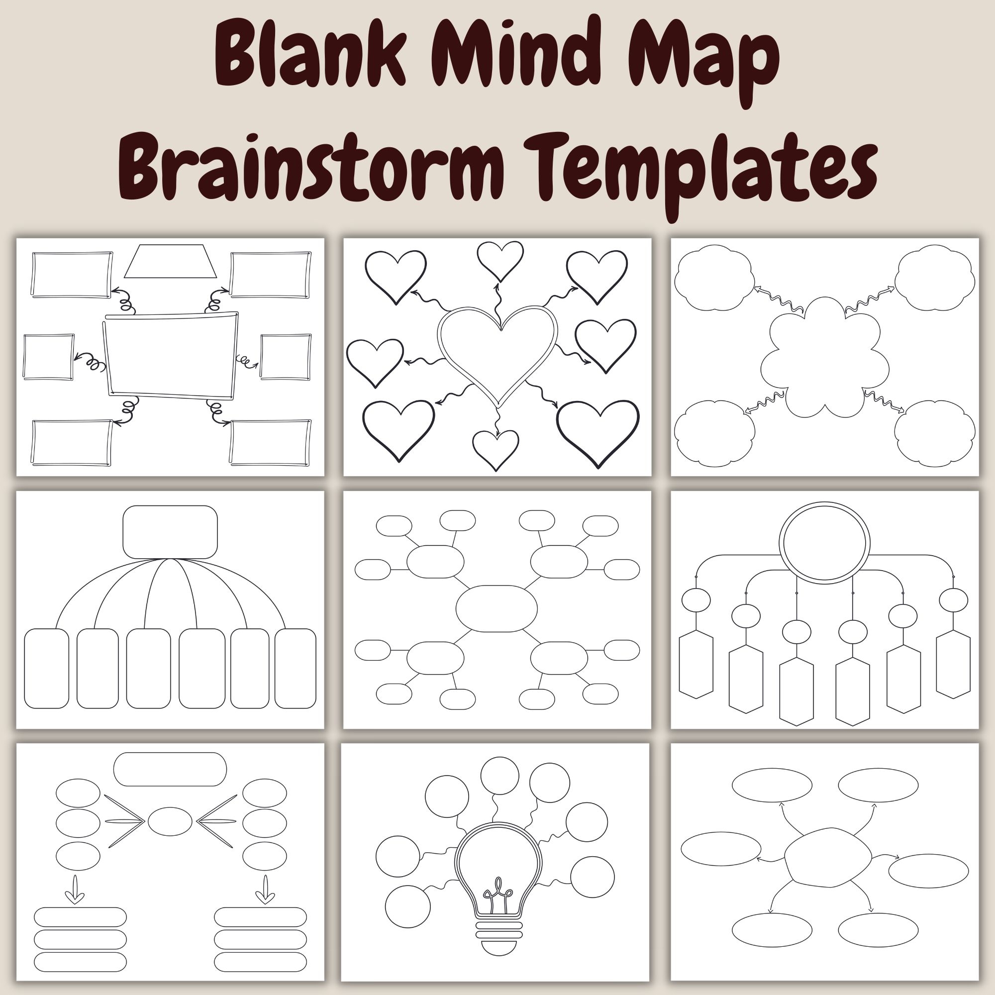 Free Printable Brainstorming Worksheets - Printable Worksheets