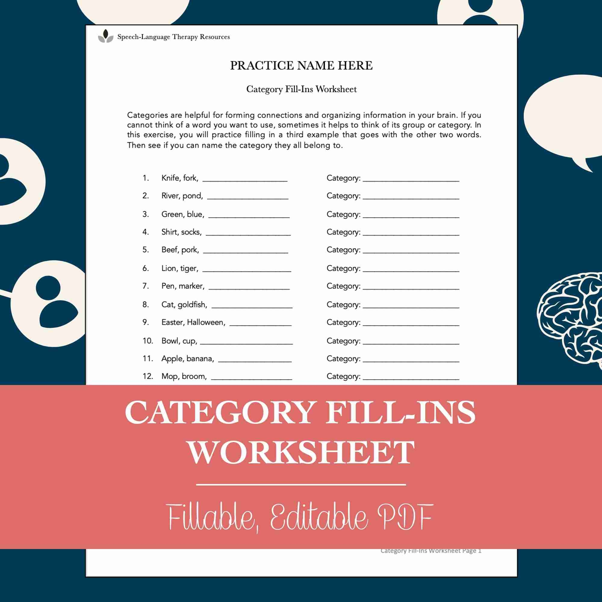 Free Printable Aphasia Worksheets For Adults - Printable Worksheets
