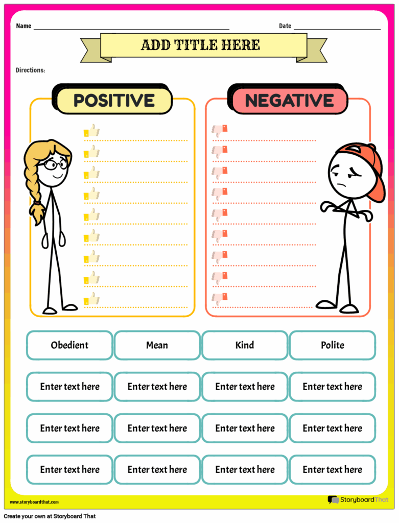 Free Printable Character Feelings Worksheets - Printable Worksheets