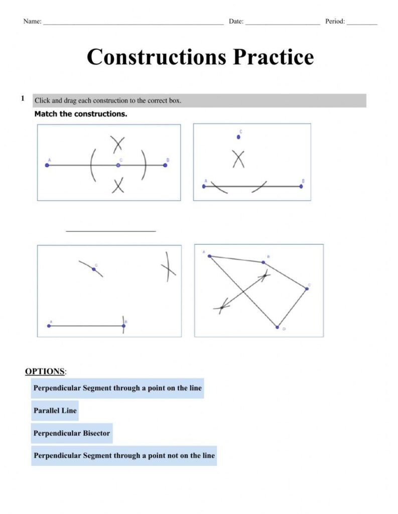 Free Printable Practice Construction Math Worksheet - Printable Worksheets