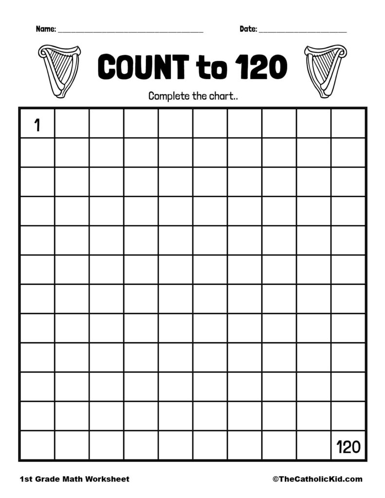 Free Printable Counting To 120 Worksheets - Printable Worksheets