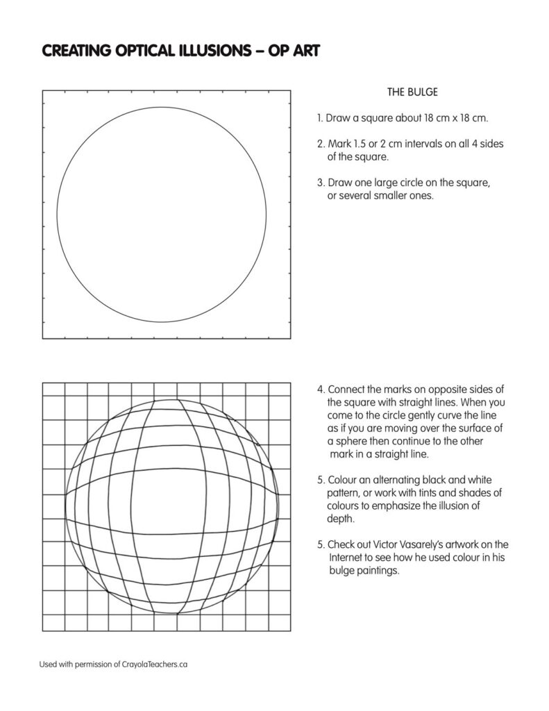 Free Printable Printable Optical Illusions Worksheet - Printable Worksheets