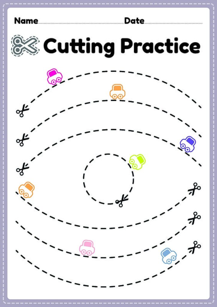 Free Printable Scissor Cutting Worksheets - Printable Worksheets