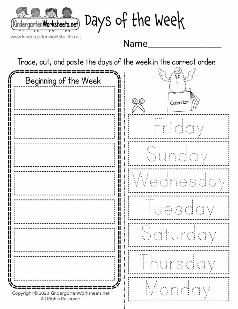 Free Printable Worksheets For Kids Pdf - Printable Worksheets