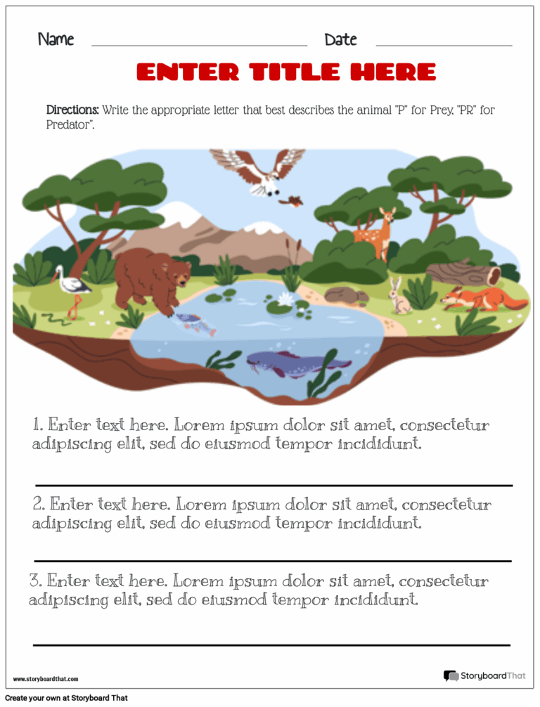 5th Grade Free Printable Ecosystem Worksheets - Printable Worksheets