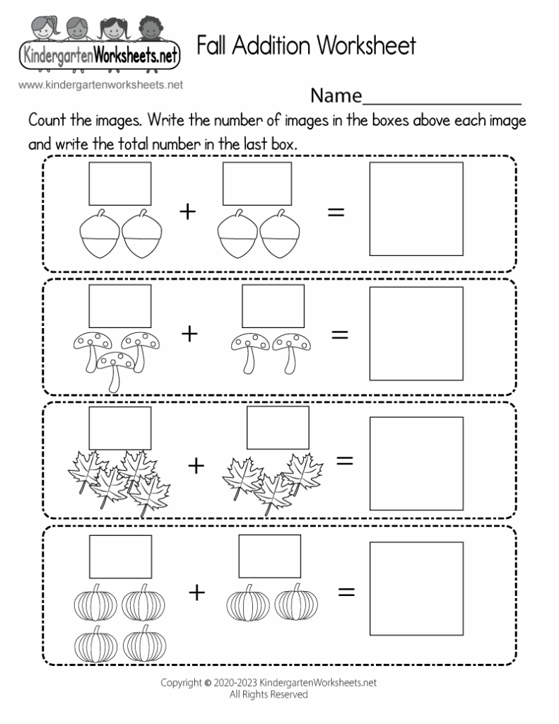 Free Printable Autumn Math Worksheets - Printable Worksheets