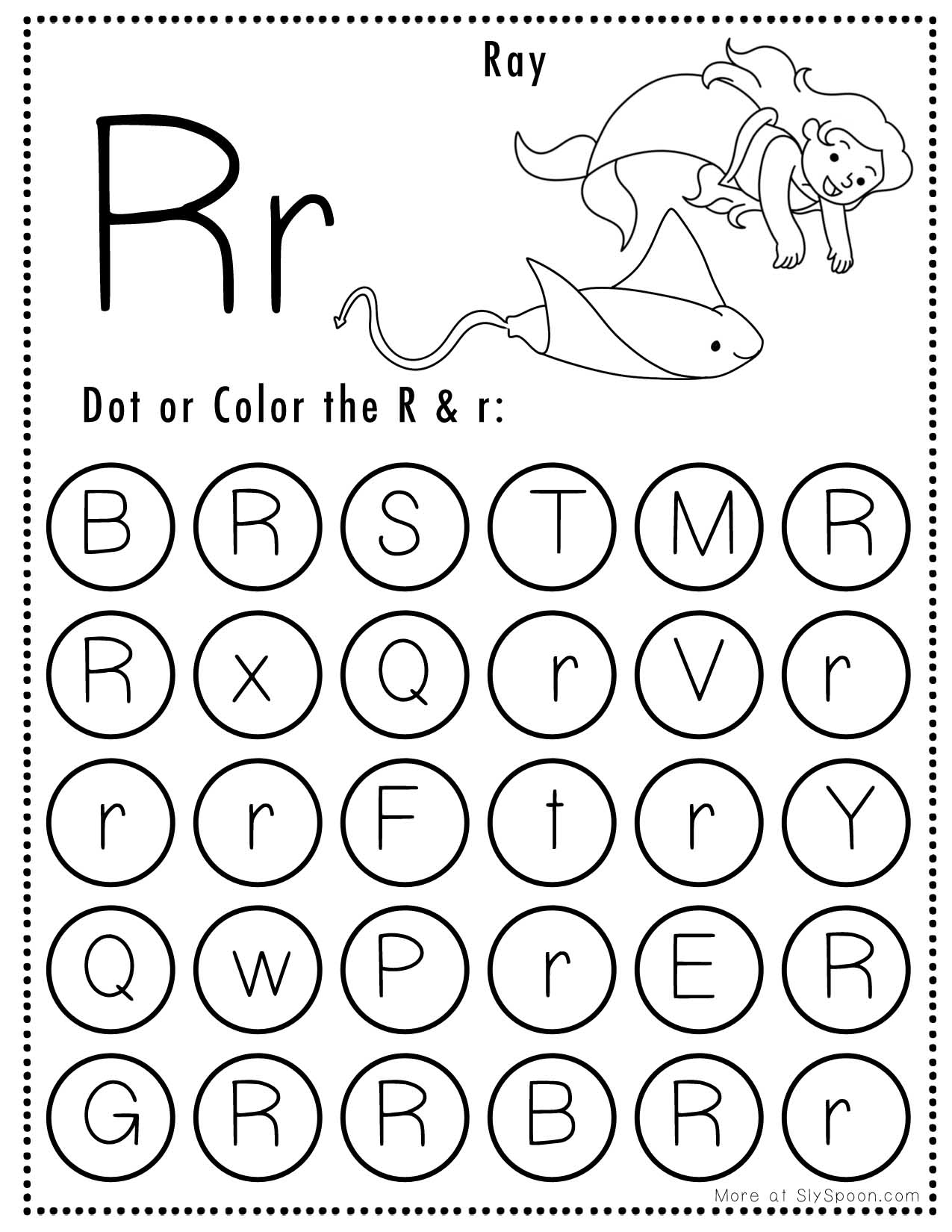 Letter R Worksheet Free Printable - Printable Worksheets