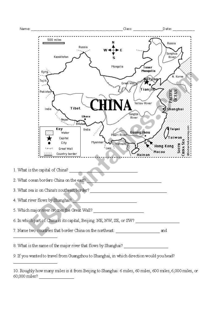 Free Printable Ancient China Worksheets - Printable Worksheets
