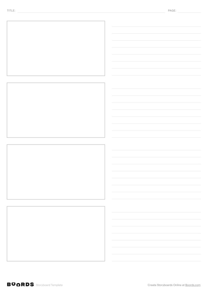 Free Printable Storyboard Worksheets - Printable Worksheets