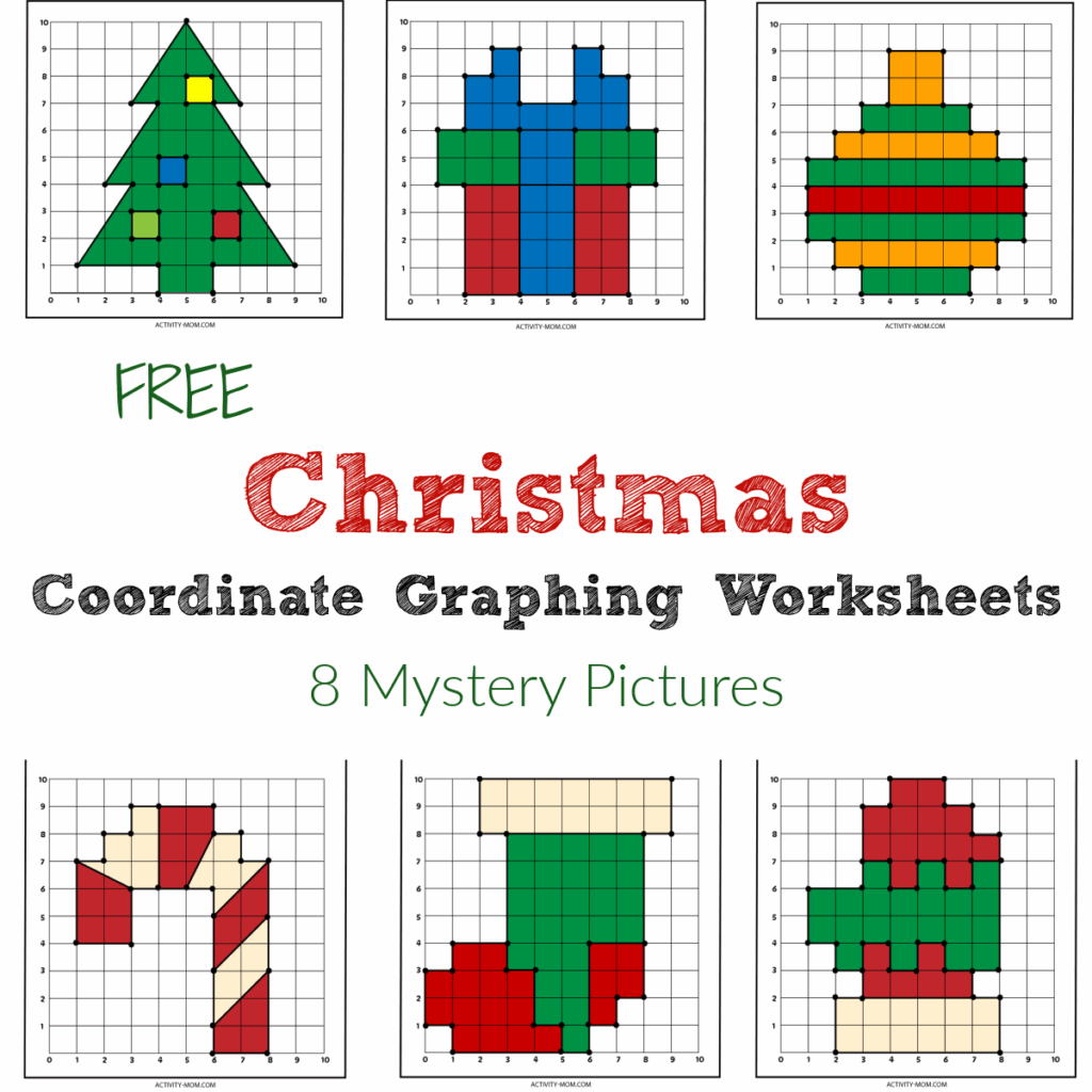 Free Printable Holiday Coordinate Graphing Worksheets - Printable ...