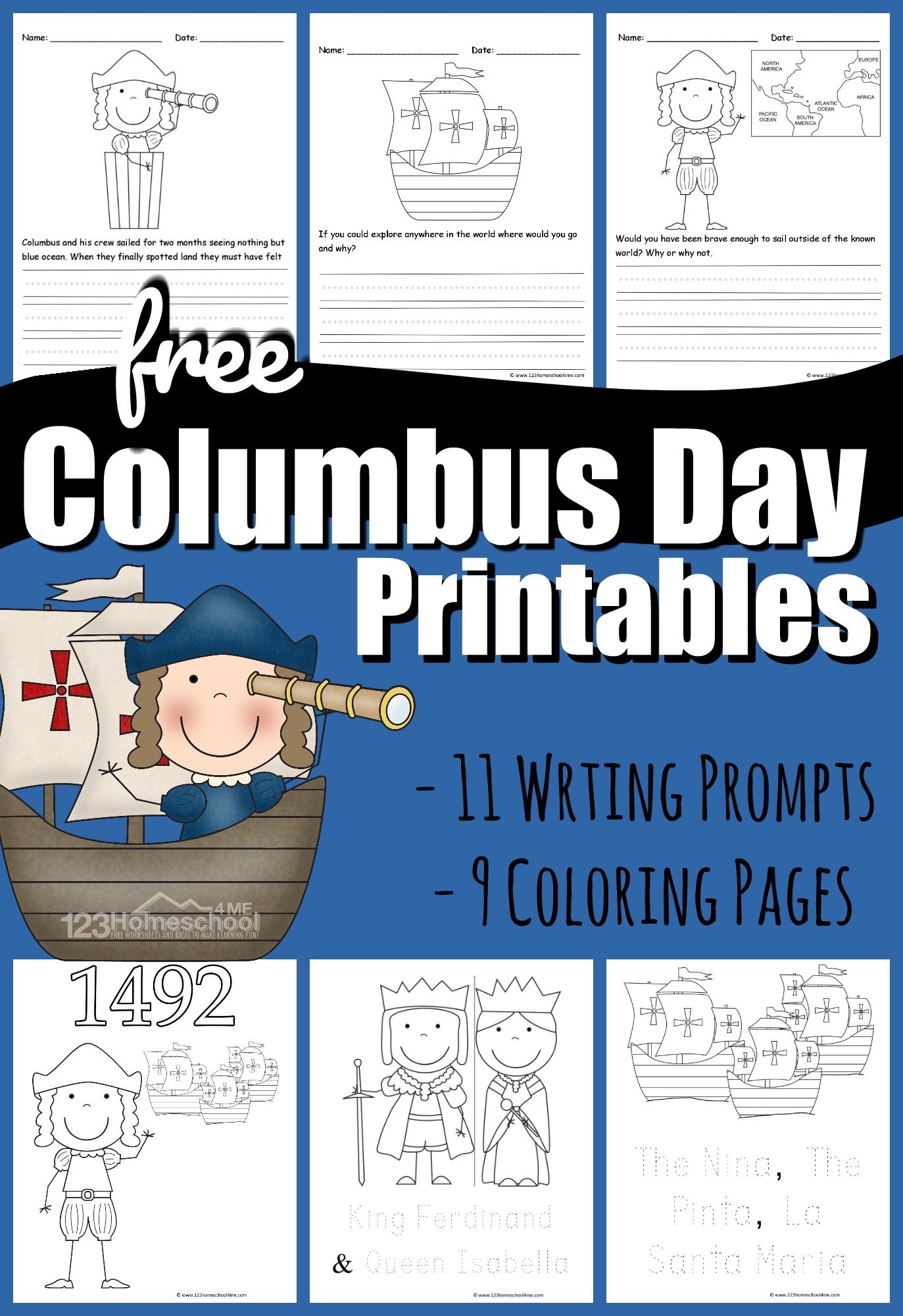 Christopher Columbus Worksheets Free Printables - Printable Worksheets