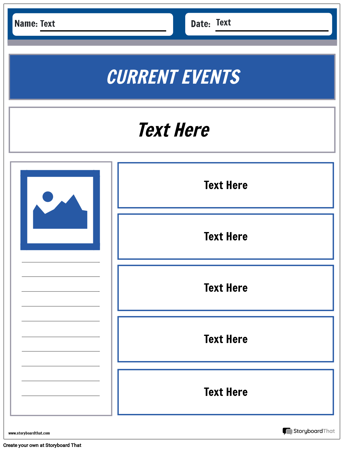 Free Printable Current Event Worksheet Pdf - Printable Worksheets