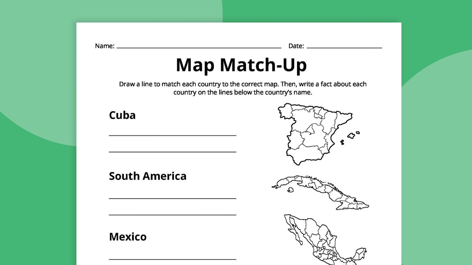 Free Printable Hispanic Heritage Month Worksheets - Printable Worksheets