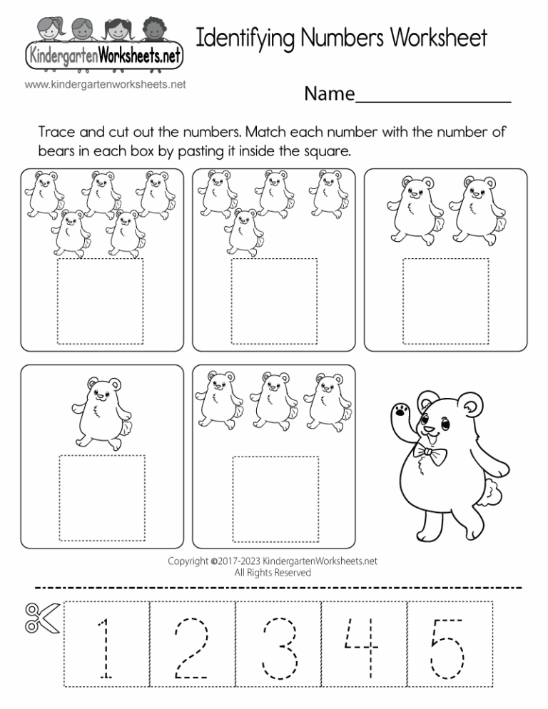 Free Printable Number Identification Worksheets - Printable Worksheets