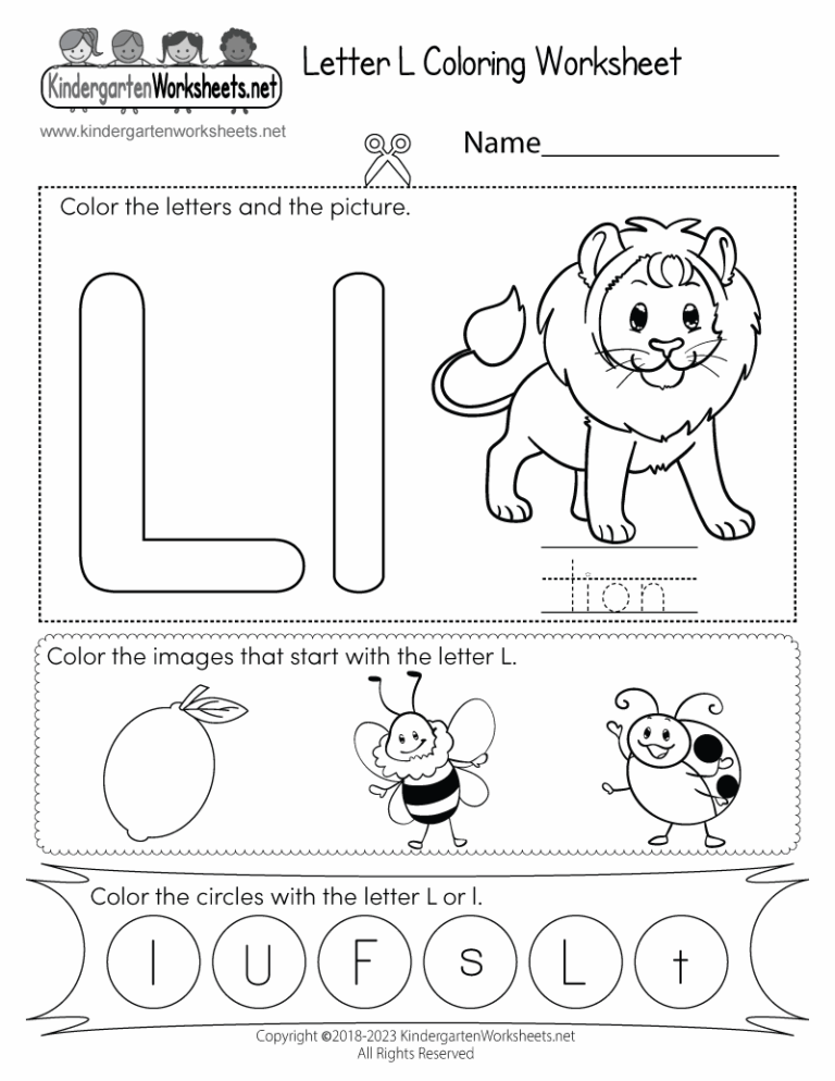 Letter L Worksheets Free Printable - Printable Worksheets
