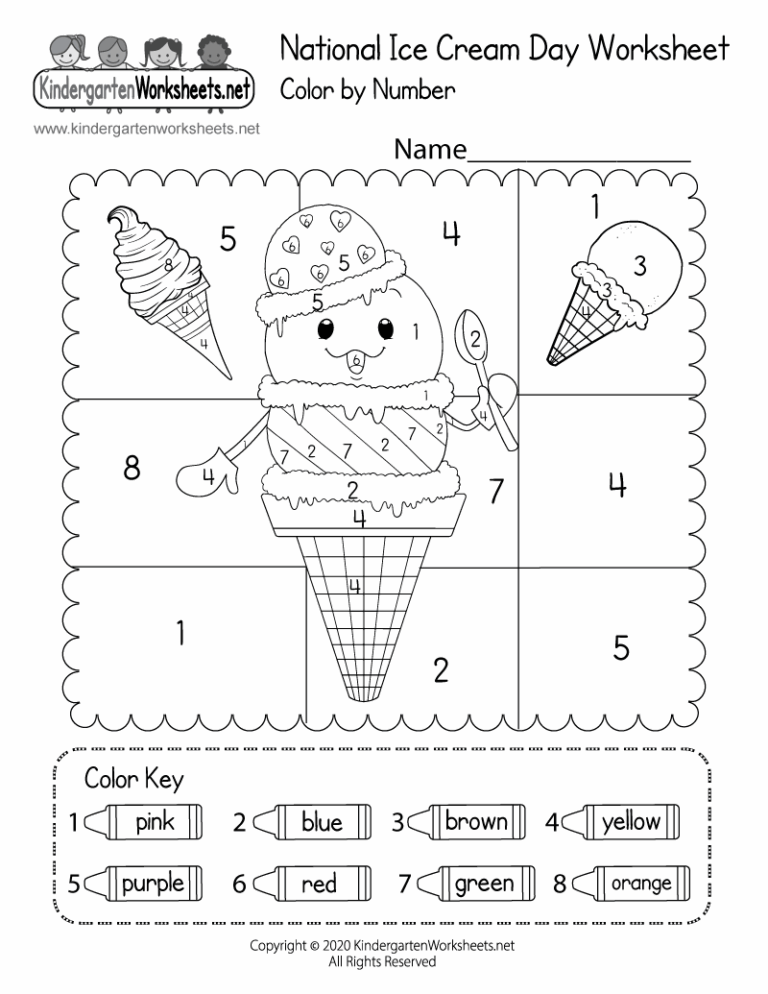 Free Printable Ice Cream Worksheets - Printable Worksheets