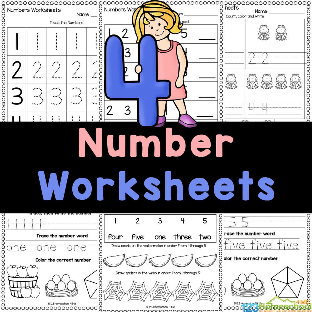 Free Printable Numbers 1-5 Worksheets - Printable Worksheets