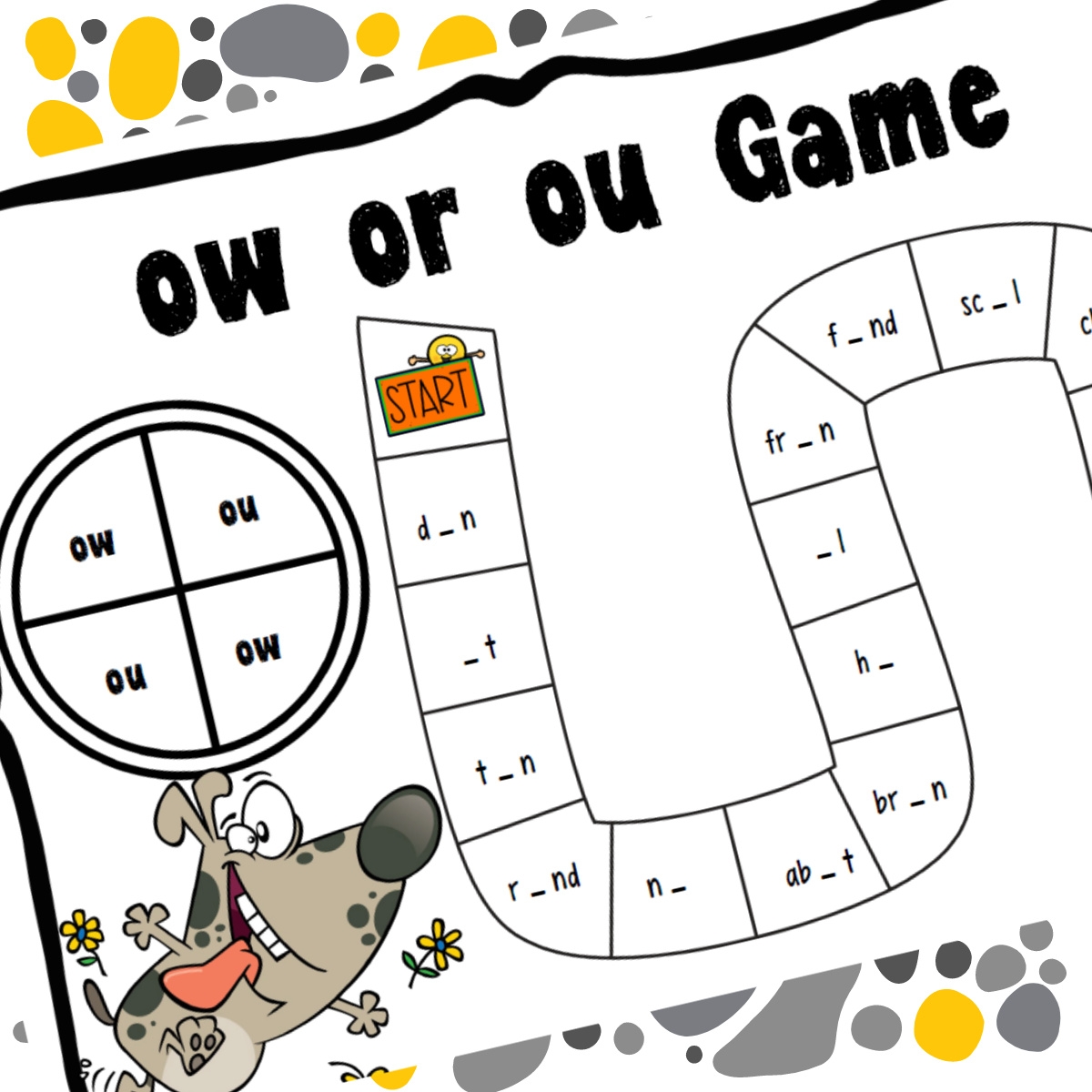 Free Printable Ou And Ow Worksheets - Printable Worksheets
