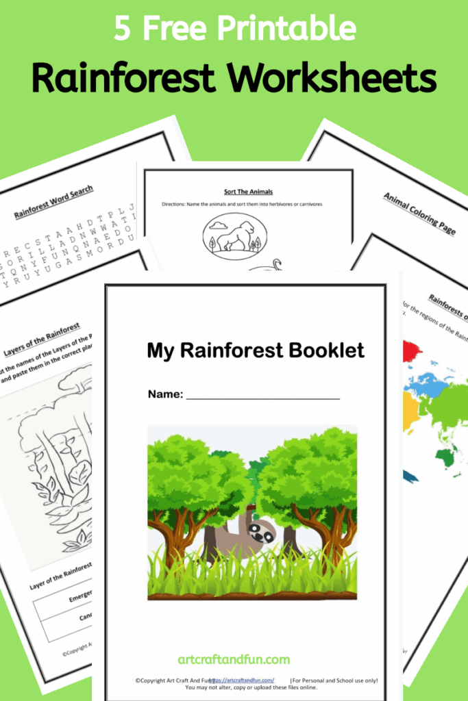 Free Printable Forest Worksheets - Printable Worksheets