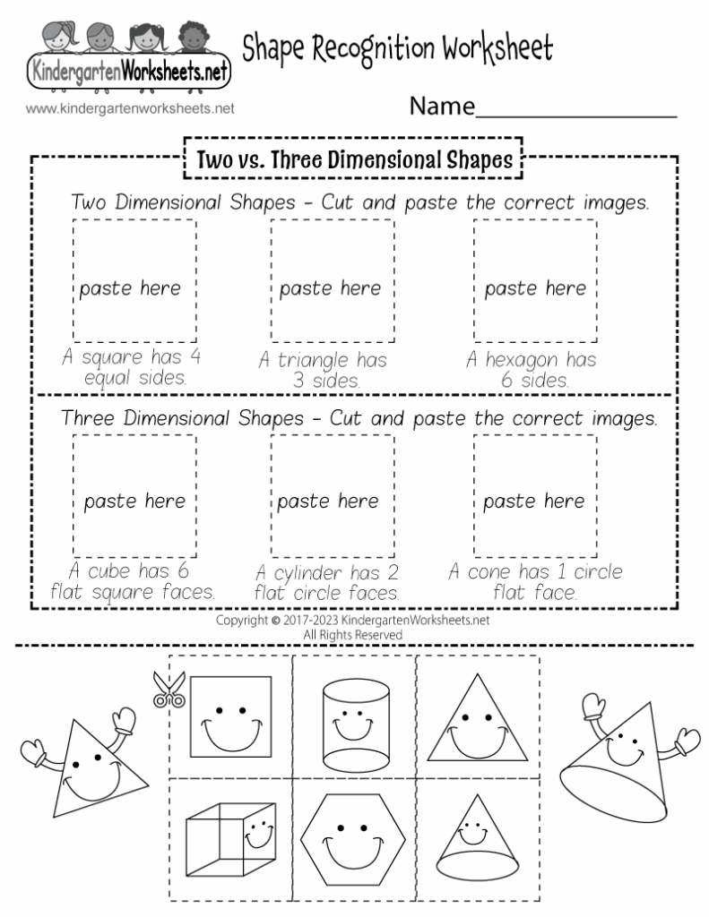 Free Printable Shape Recognition Worksheets - Printable Worksheets