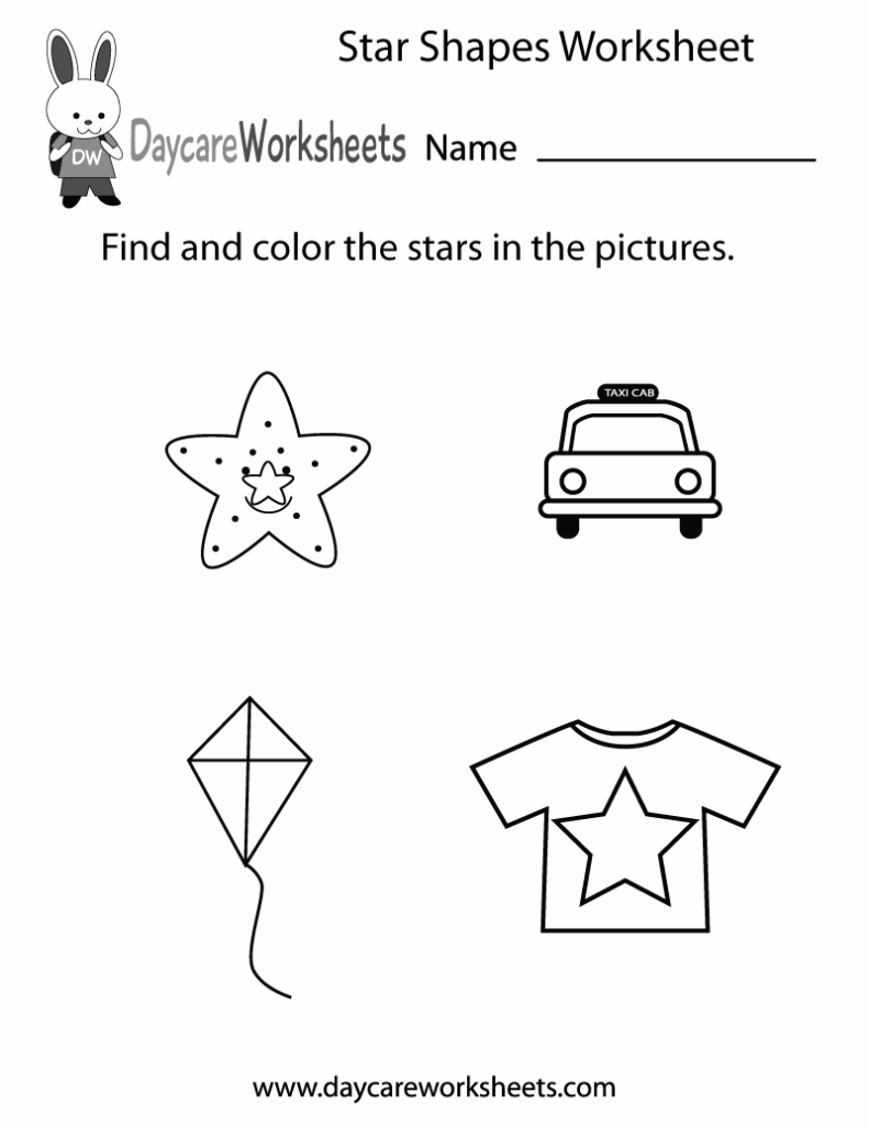 Free Printable Star Shape Worksheets - Printable Worksheets