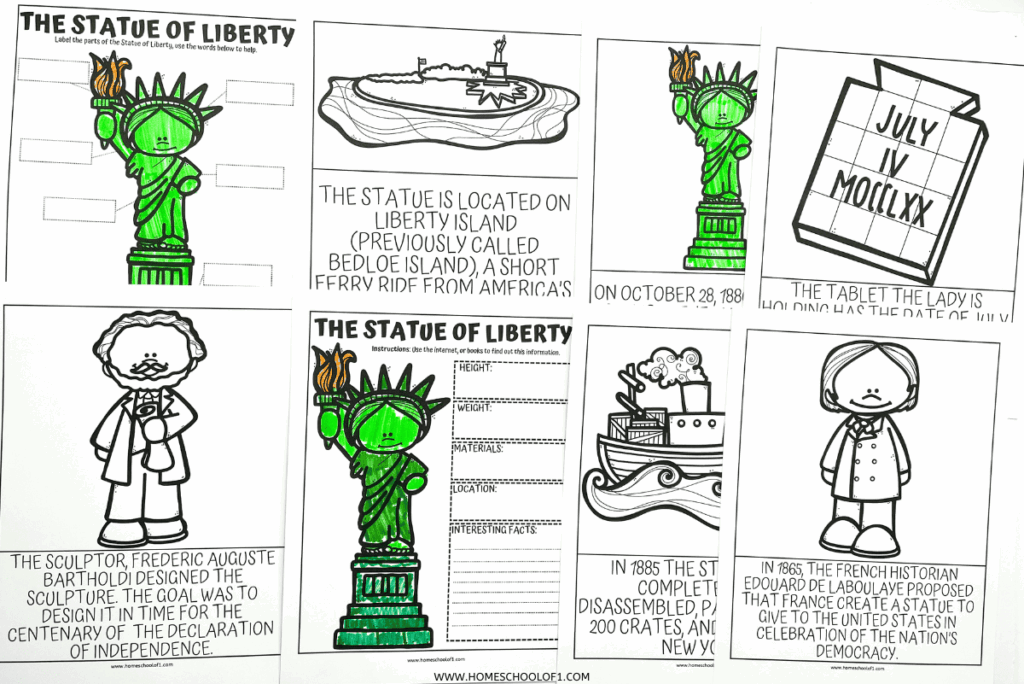Free Printable Statue Of Liberty Worksheets - Printable Worksheets