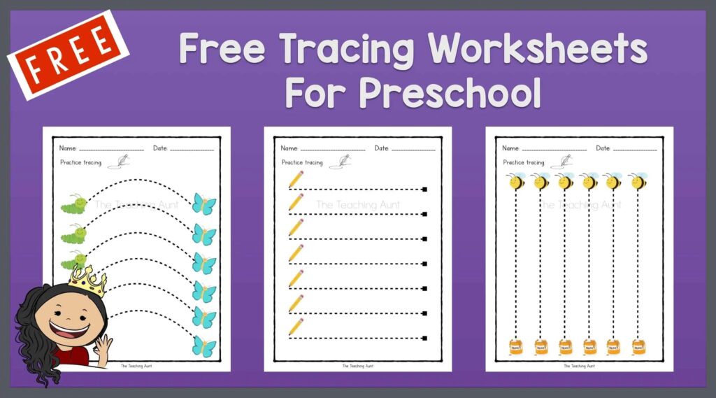 Pdf Free Printable Preschool Tracing Worksheets - Printable Worksheets