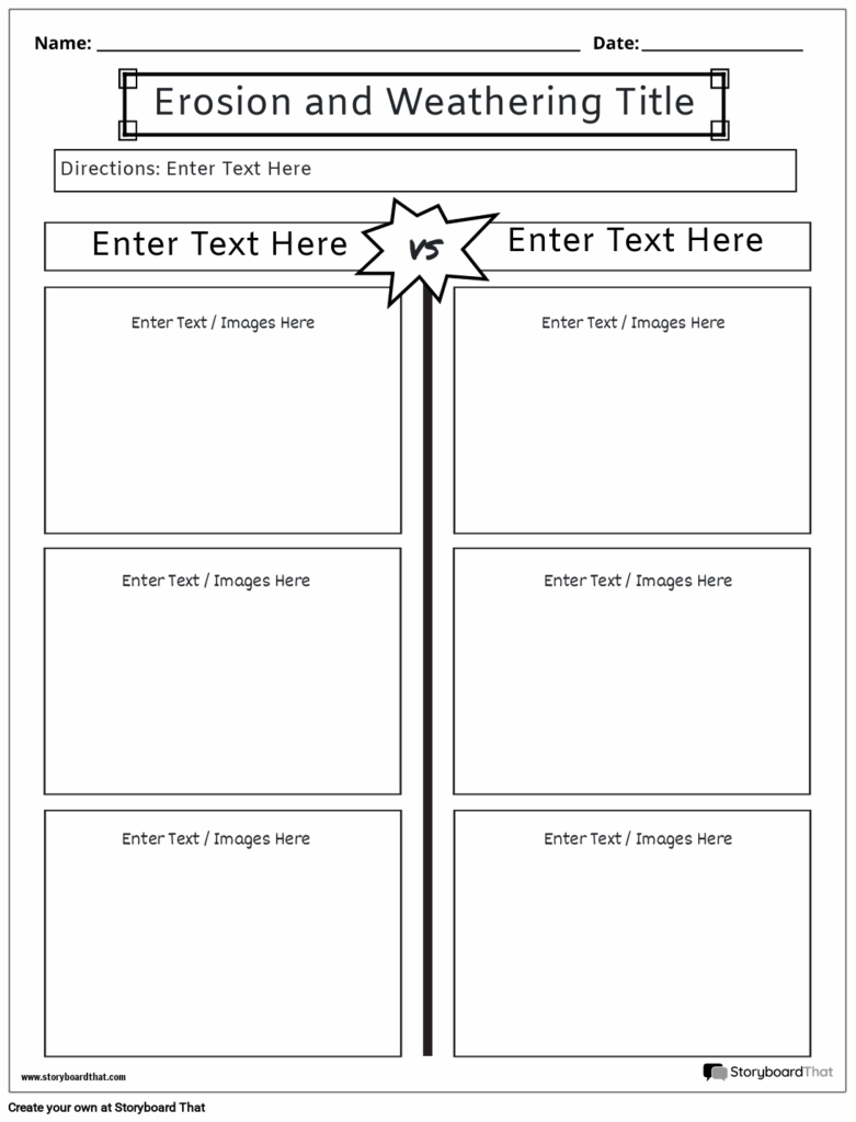 Free Printable Weathering And Erosion Worksheets - Printable Worksheets
