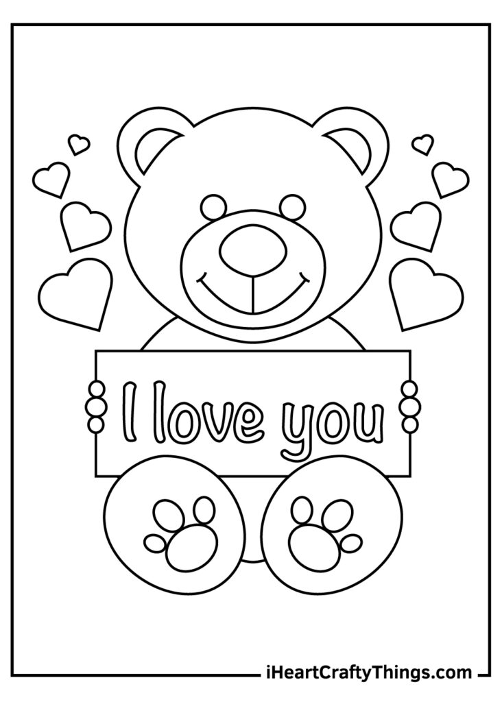 Free Printables I Love You Worksheets - Printable Worksheets