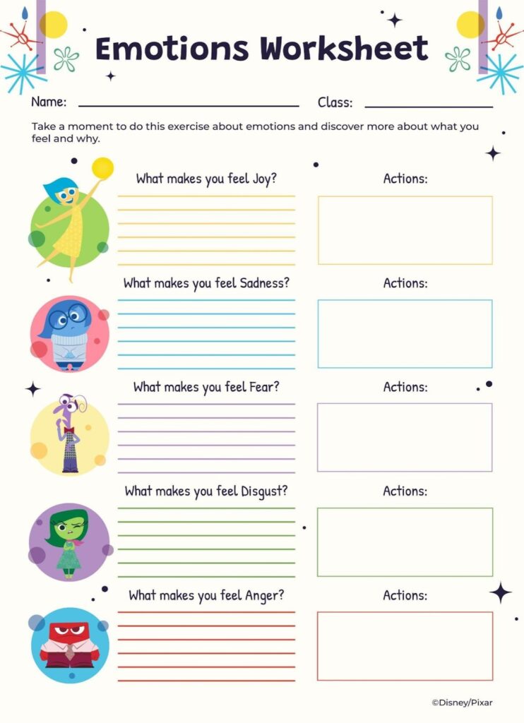 Free Printable Inside Out Worksheets - Printable Worksheets