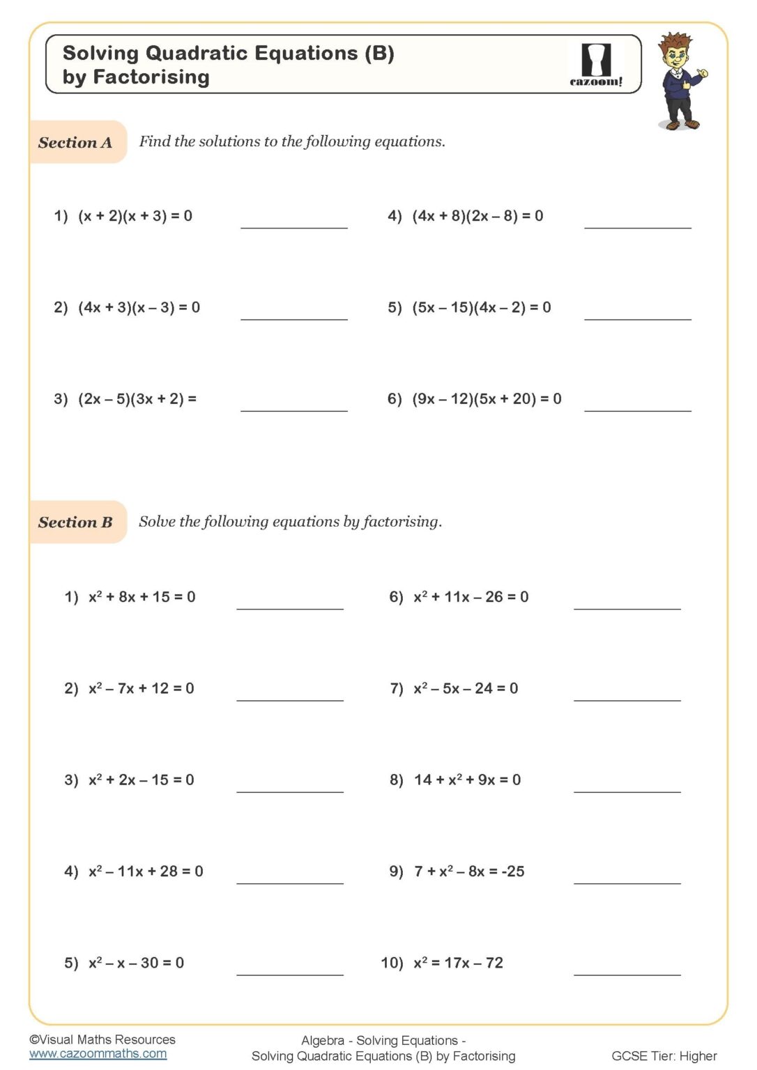 Gcse Maths Worksheets Free Printable Ks4 - Printable Worksheets