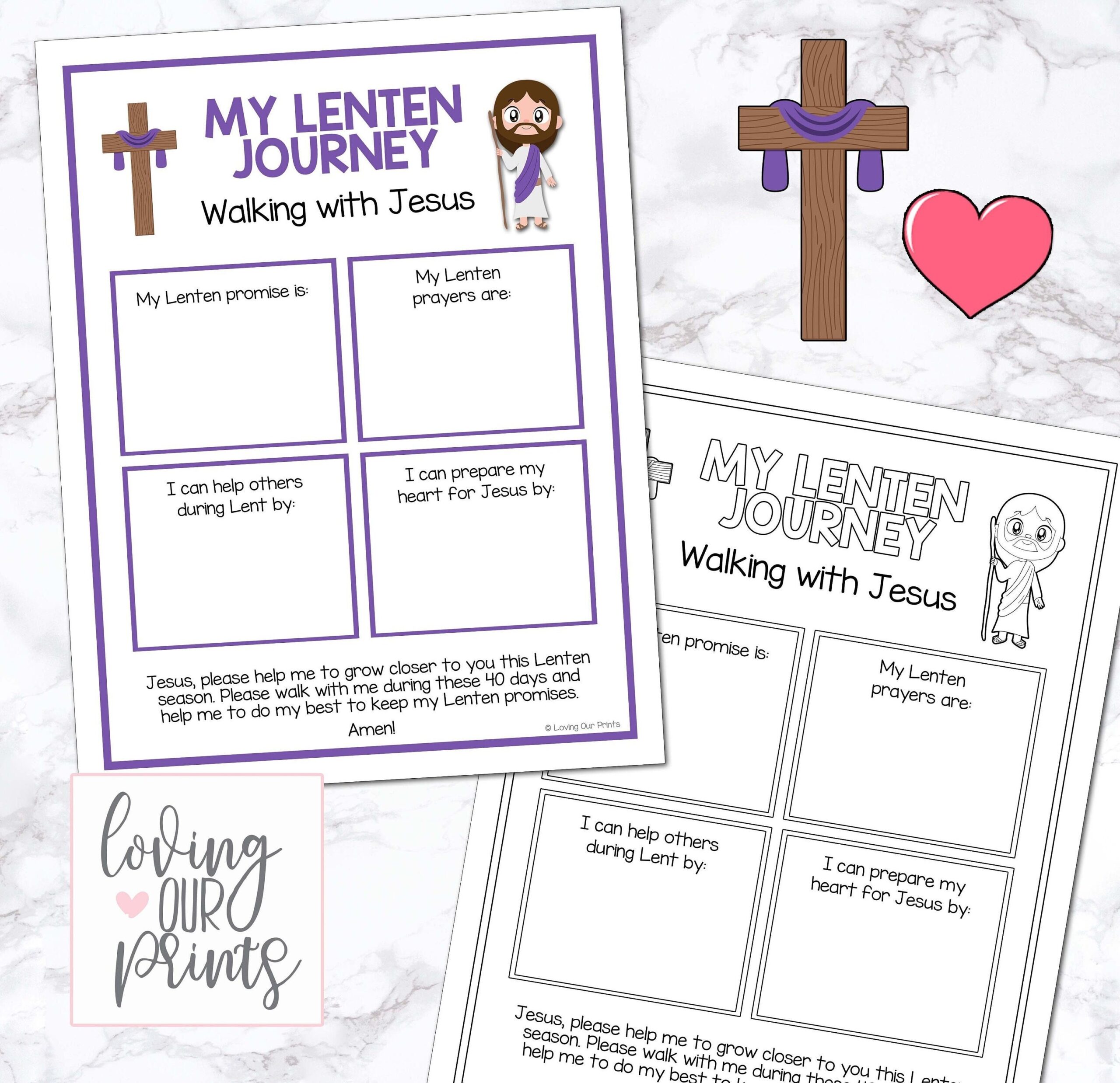 Free Printable Lenten Worksheets - Printable Worksheets