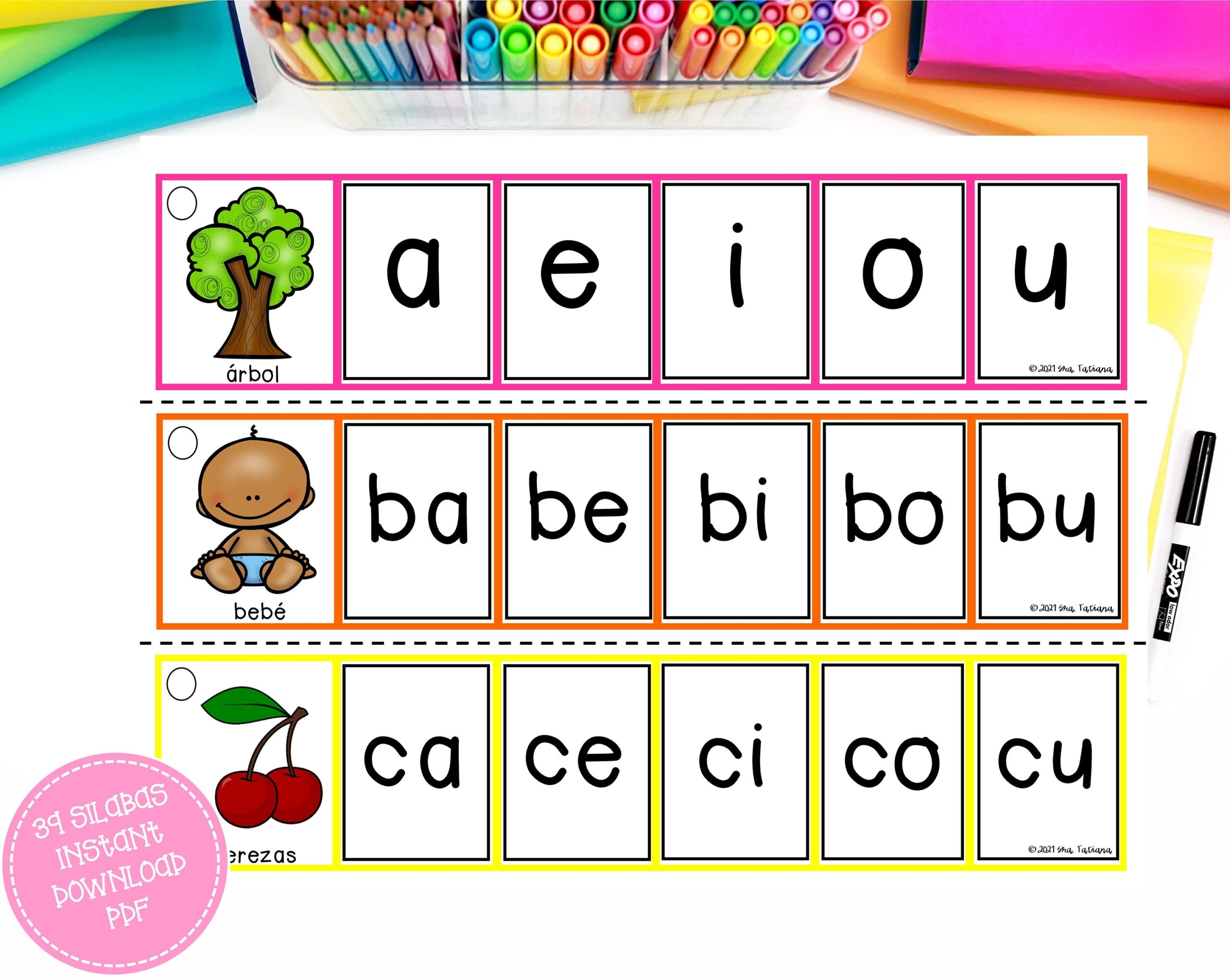 Free Printable Silabas Worksheets - Printable Worksheets