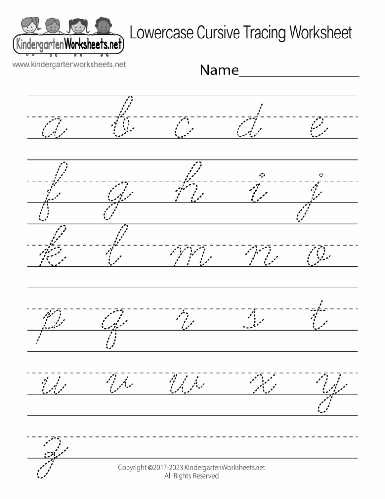 Free Printable Cursive Name Tracing Worksheets - Printable Worksheets