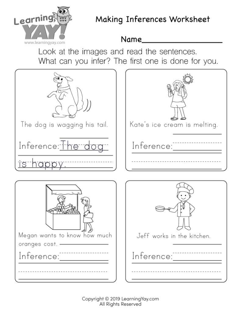Inferencing Practice Worksheet Free Printable - Printable Worksheets