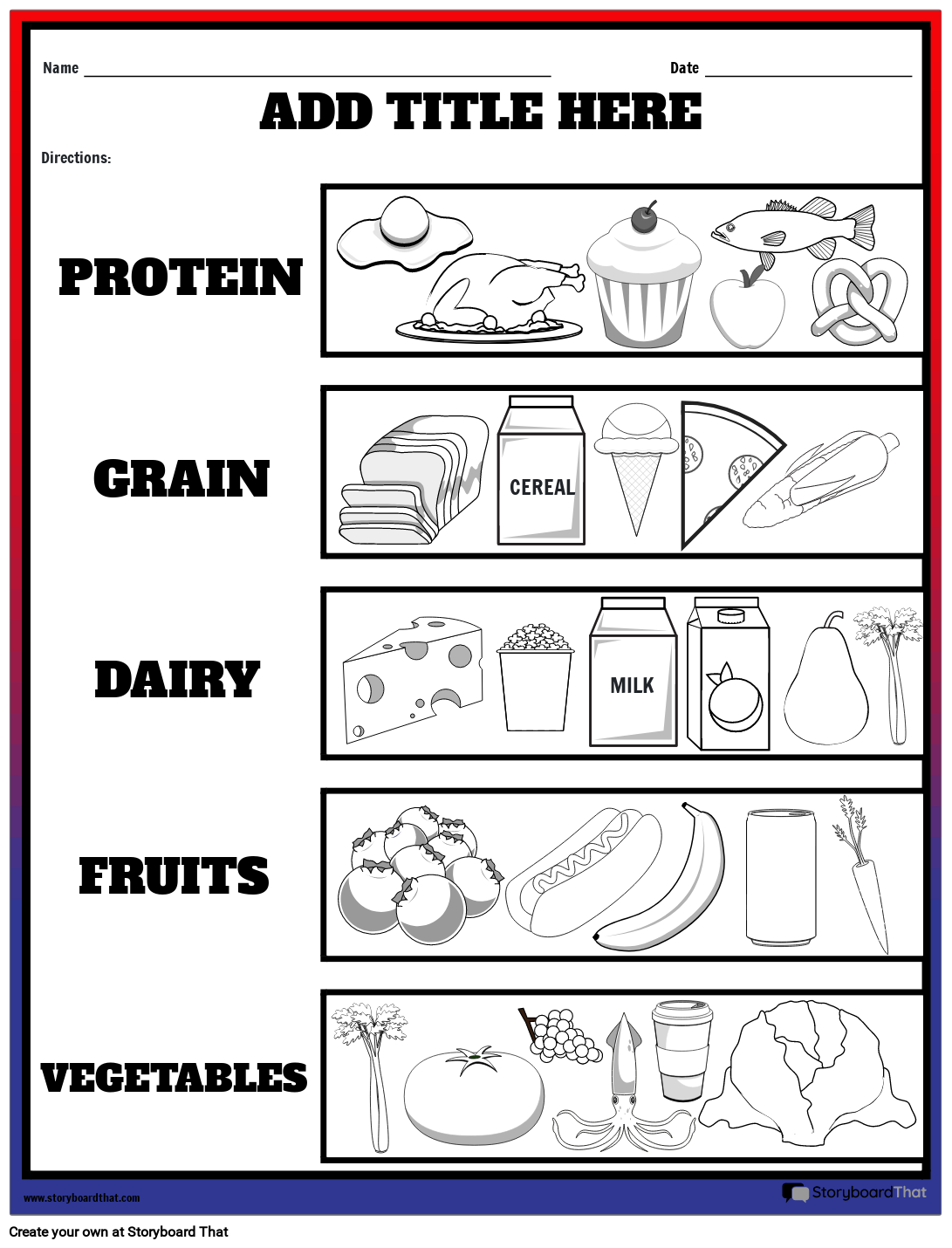 Free Printable Healthy Eating Worksheets - Printable Worksheets