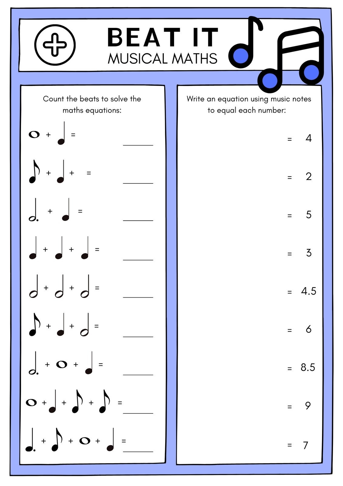 Free Printable Music Appreciation Worksheets - Printable Worksheets