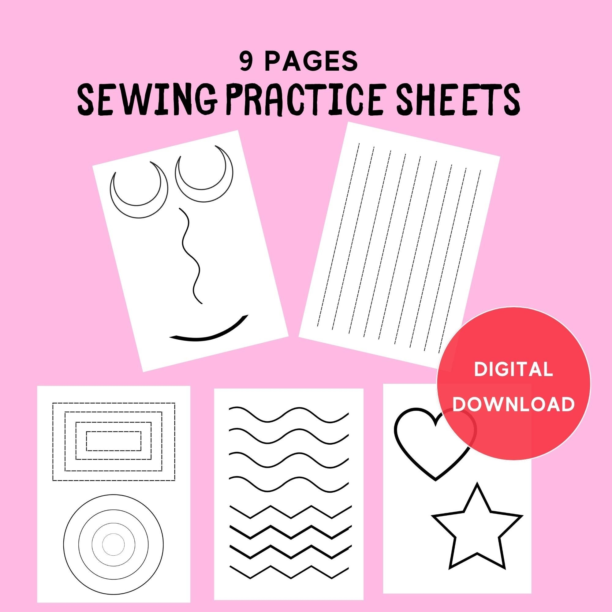 Free Printable Practice Sewing Worksheets - Printable Worksheets