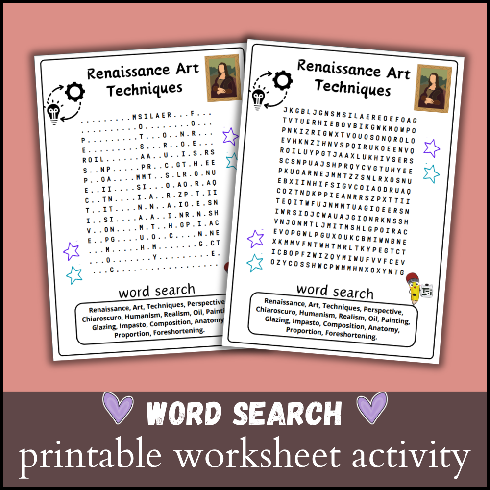 Free Printable Renaissance Worksheets - Printable Worksheets