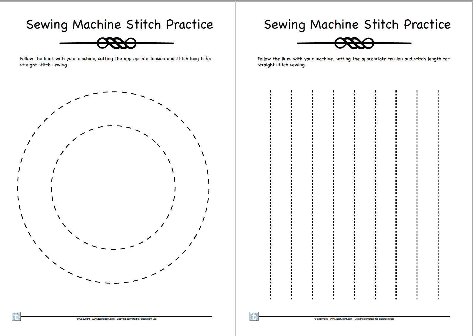 Free Printable Practice Sewing Worksheets - Printable Worksheets