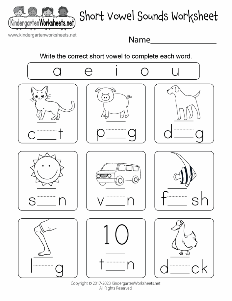Free Printable Kinder Worksheets Pdf - Printable Worksheets