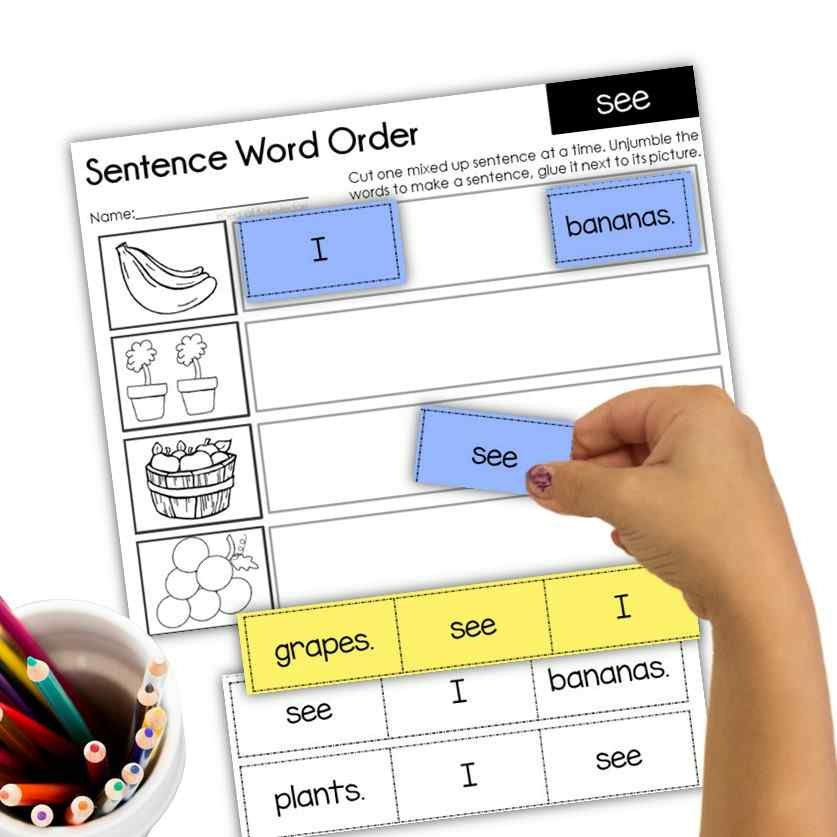 Free Printable Mixed Up Sentences Worksheets - Printable Worksheets