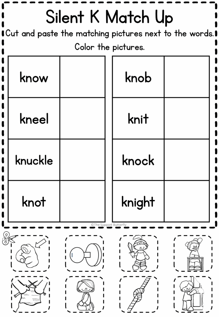 Free Printable Worksheet With Silent Letters - Printable Worksheets